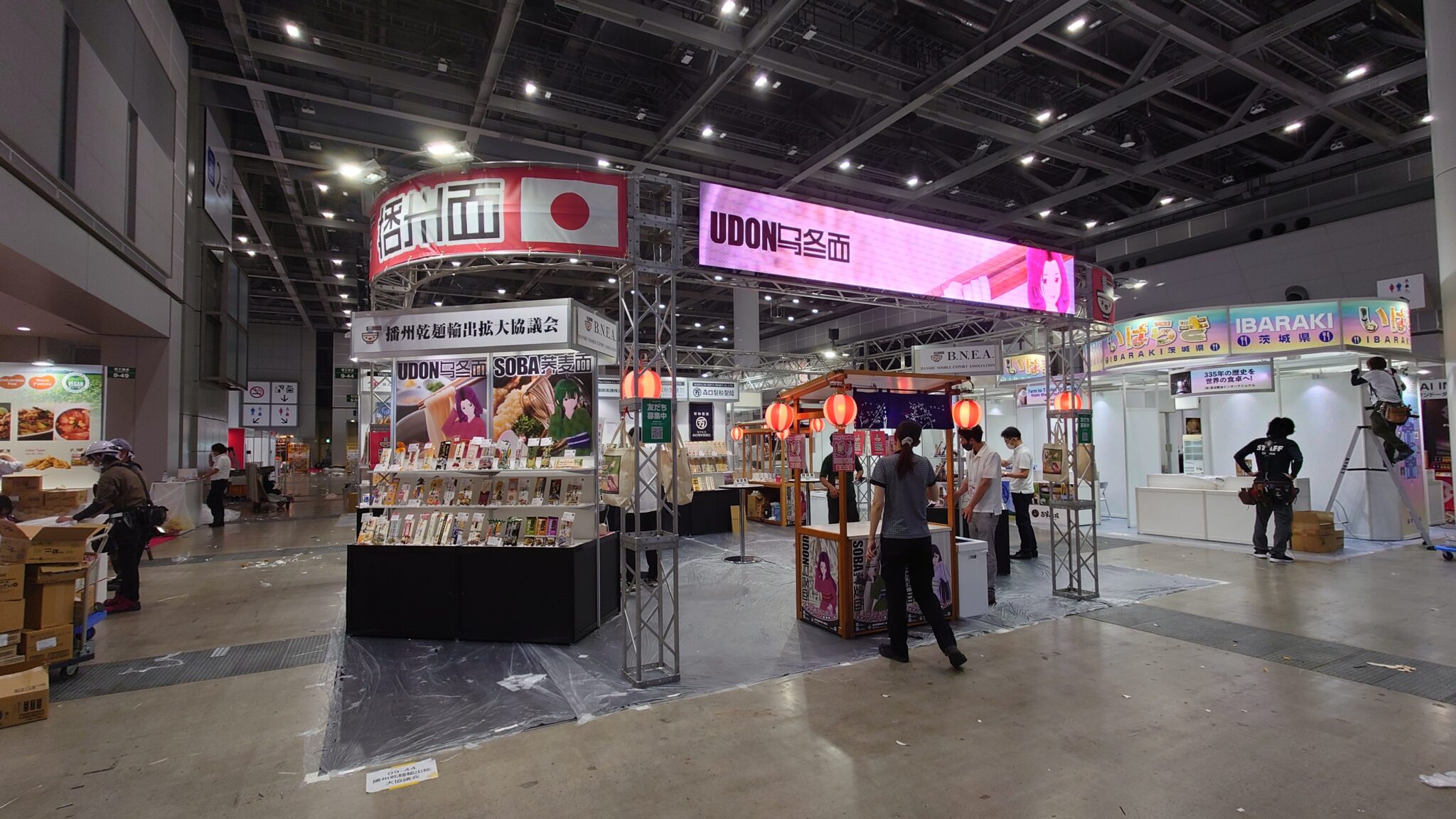 Booth setup complete! | NEWS | BANSHU NOODLE EXPORT ASSOCIATION ...